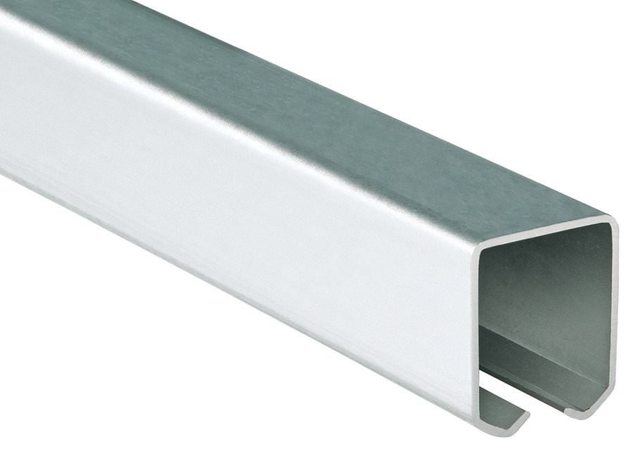 DuraGates 19' 8" Galvanized Overhead Track Medium Galvanized - 24-MEDIO ...