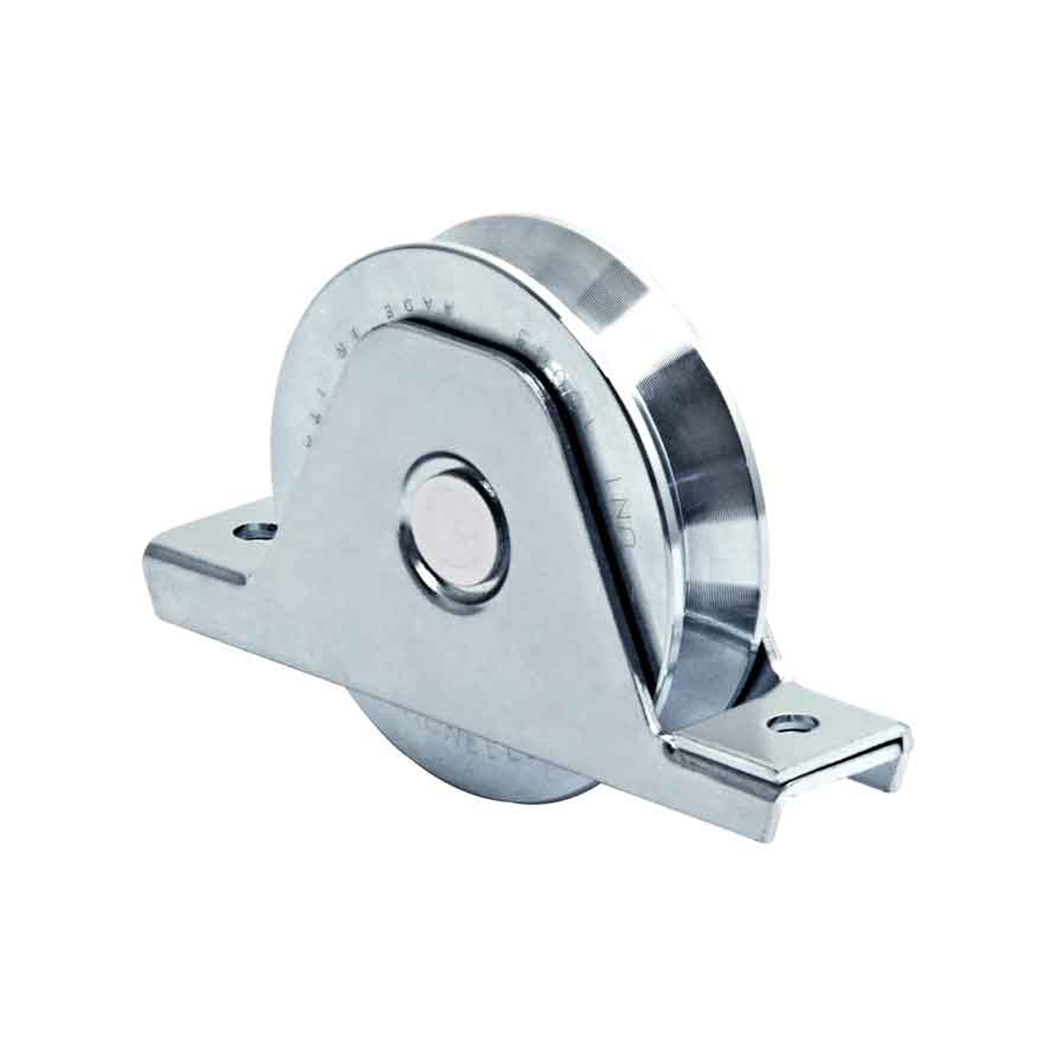 Duragates Stainless Steel 4" Recessed V-Groove Twin Wheel with 2 ...