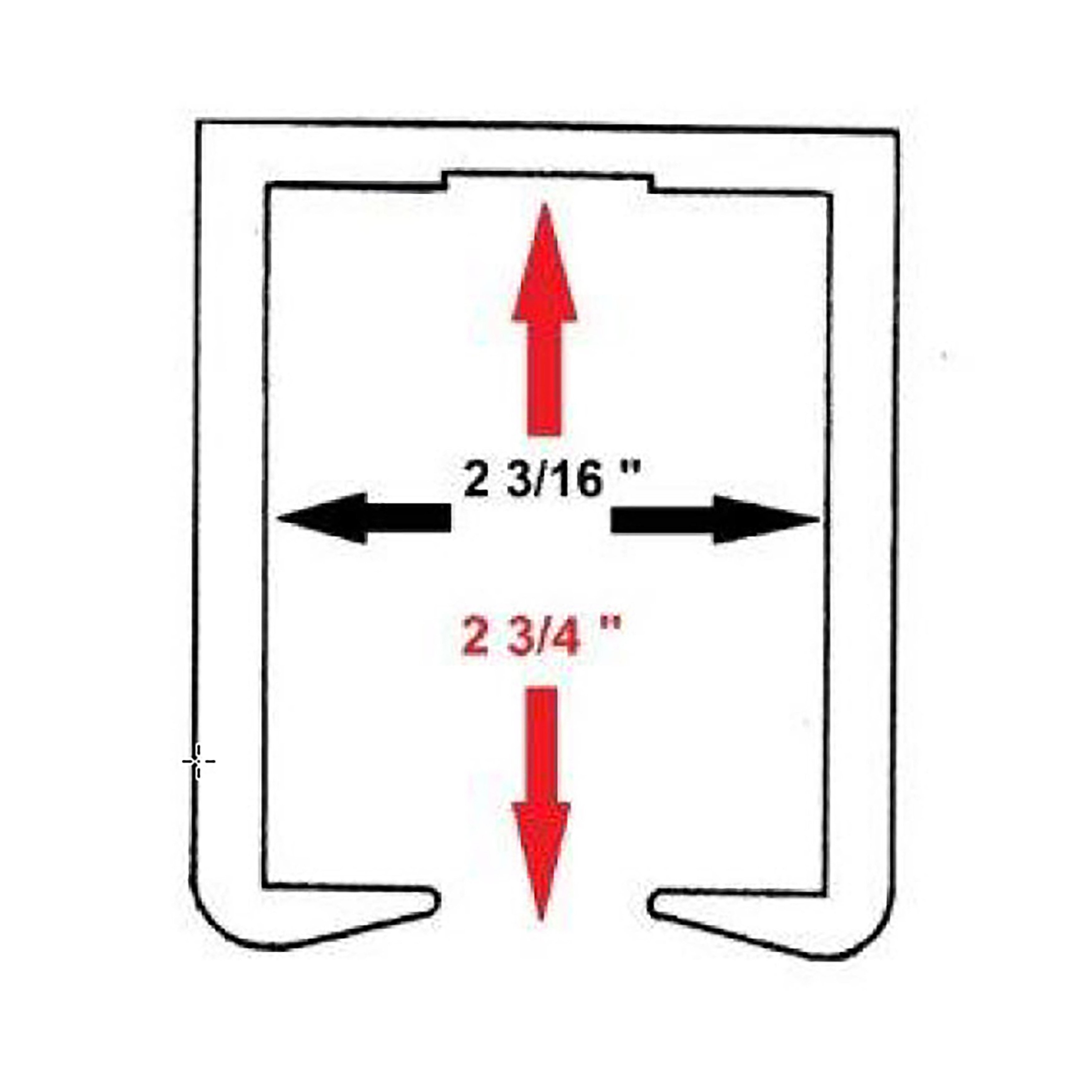 E/Z Slide Aluminum Square Overhead Track Assembly for 2" x 2 ...